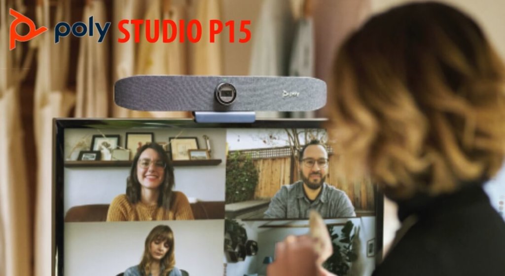 Poly Studio P15 with exceptional optics, powerful audio, automatic framing