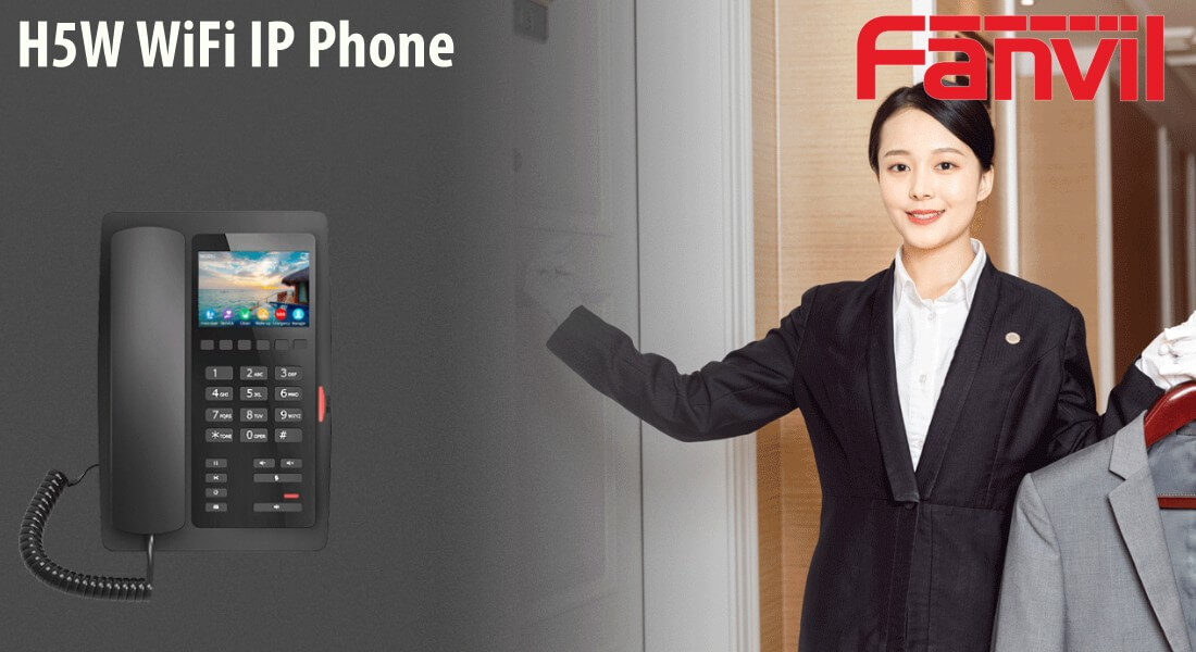 Fanvil H5W colour screen WiFi Phone with Black and white colour models