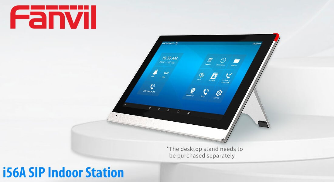 Fanvil i56A SIP Indoor Station Phone with 10.1-inch colour touch screen