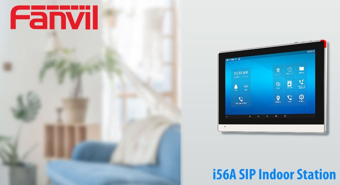 Fanvil i56A SIP Indoor Station Phone with 10.1-inch colour touch screen