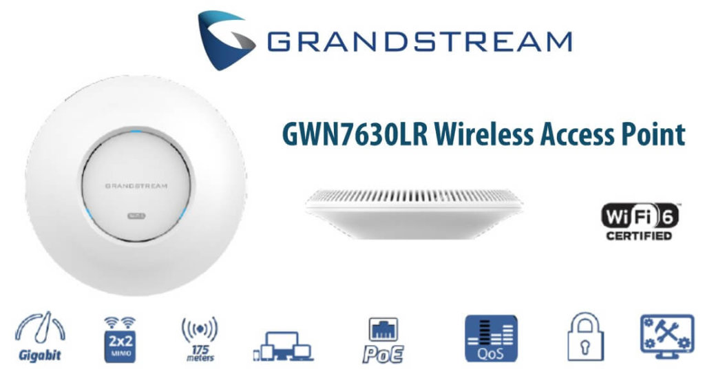 Grandstream GWN7660 Wireless Access Point is an enterprise-grade