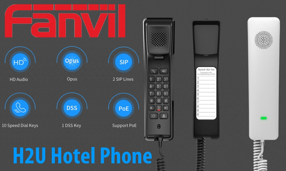 Fanvil H2U-is a IP phone with tiny & stylish appearance with PoE support