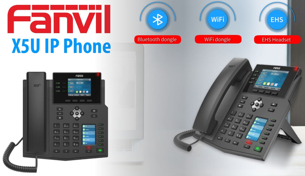 Fanvil X5U-High-end IP Phone with Harman speaker and wideband code