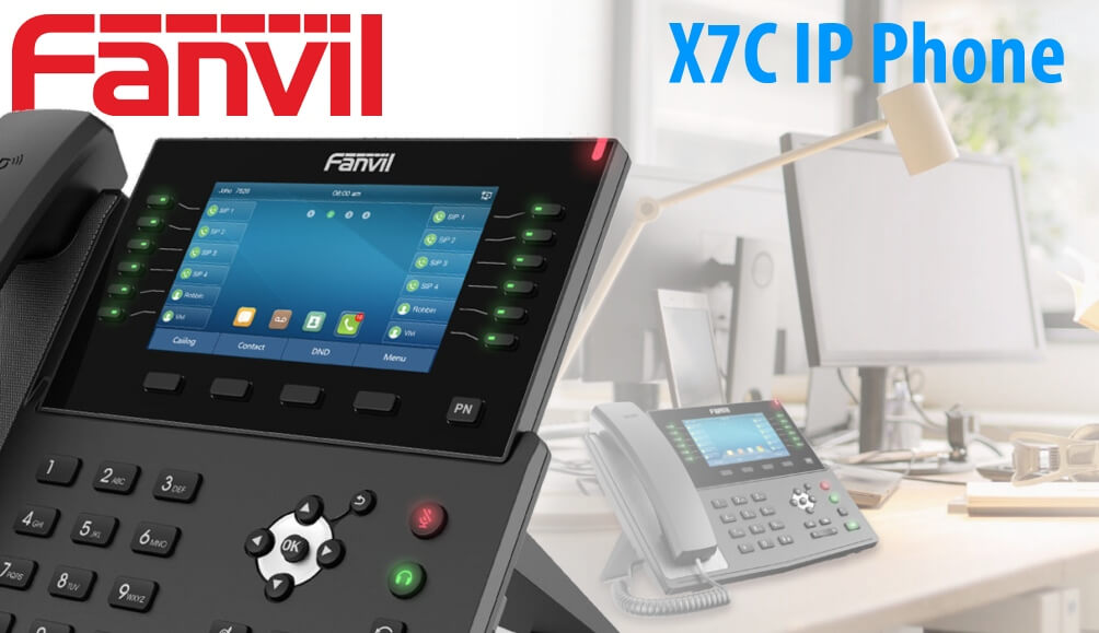 The Fanvil X7C-IN Dubai is an enterprise IP phone for business users.